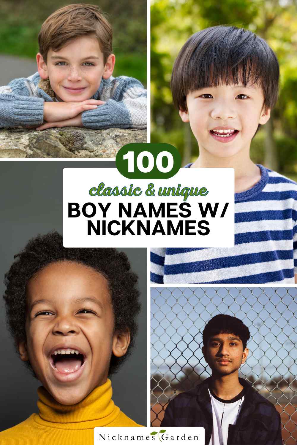 100 Best Boy Names With Nicknames