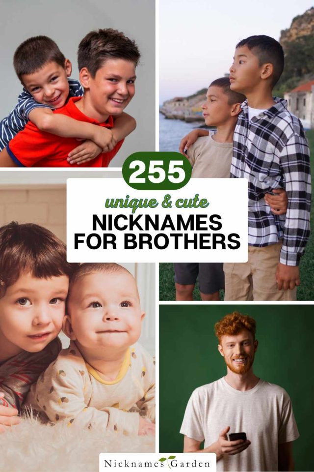 255 Nicknames For Your Brother!