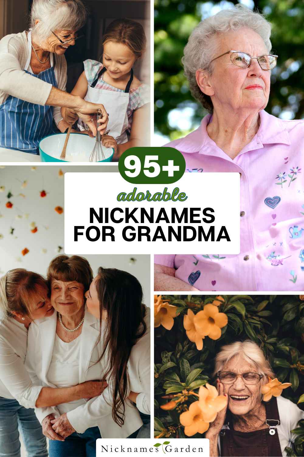 95+ Cute Nicknames For Grandma!
